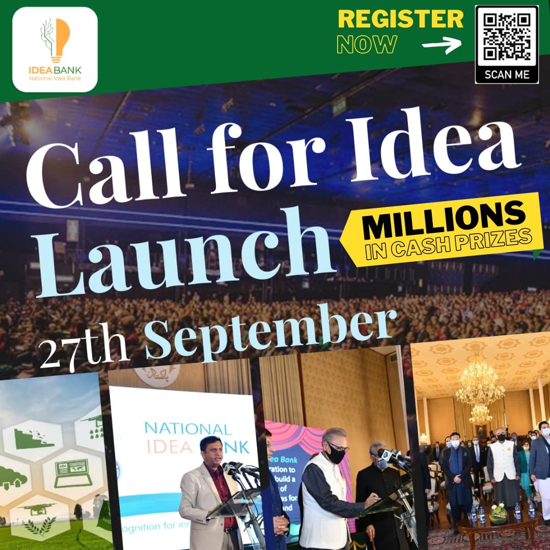 Call for Ideas Now - National Idea Bank Pakistan