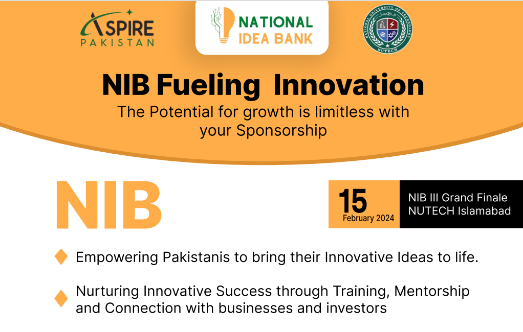 Sponsor NIB III Form - National Idea Bank Pakistan
